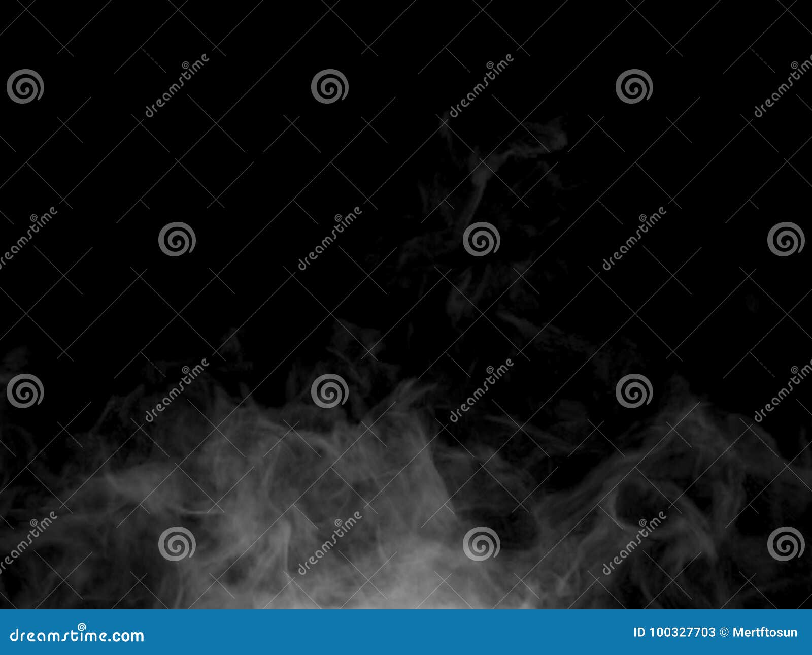 Chaotic Smoke Effect Rising Bottom To Top Stock Image - Image of shape ...