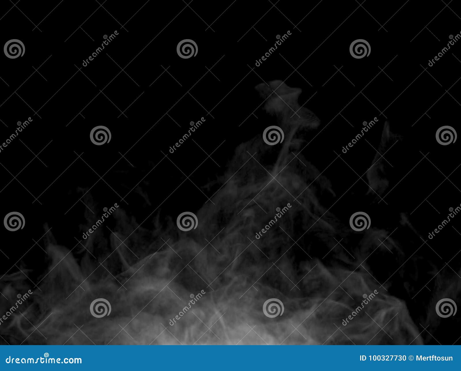 Chaotic Smoke Effect Rising Bottom To Top Stock Photo - Image of ...
