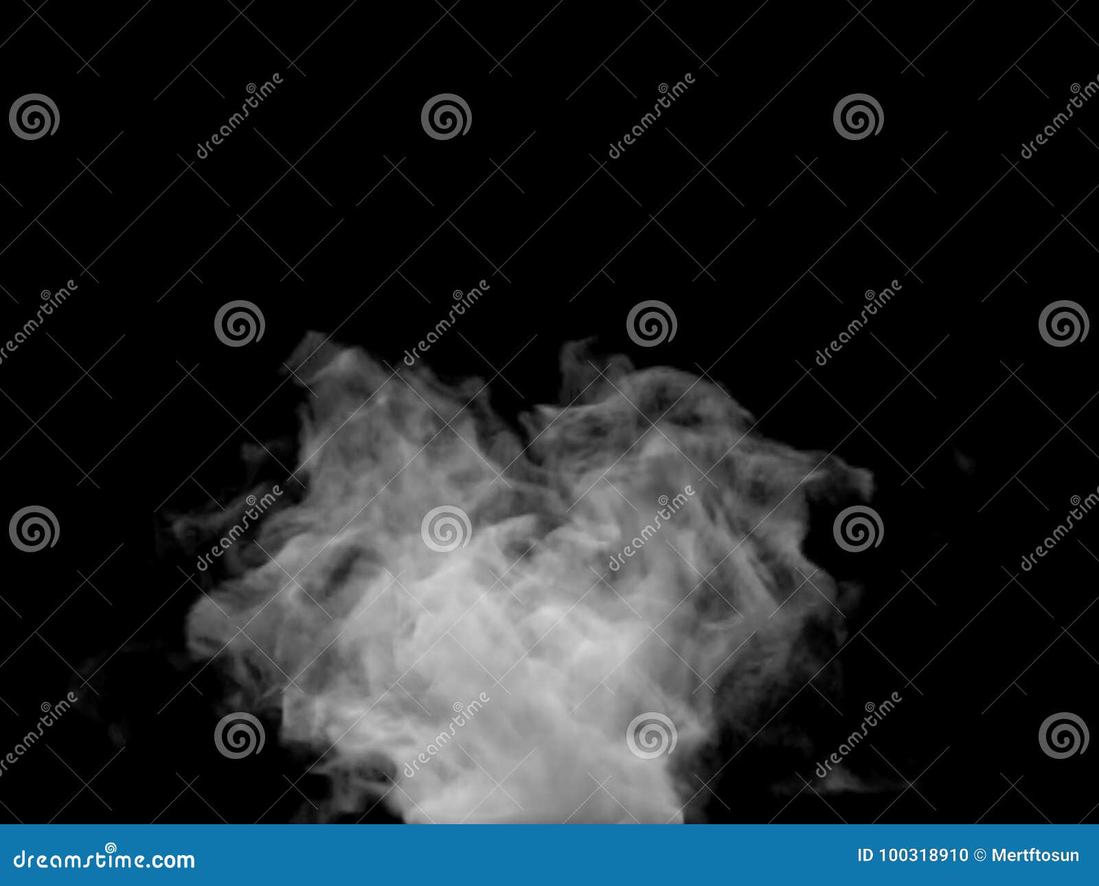 Chaotic Smoke Effect Rising Bottom To Top Stock Photo - Image of ...