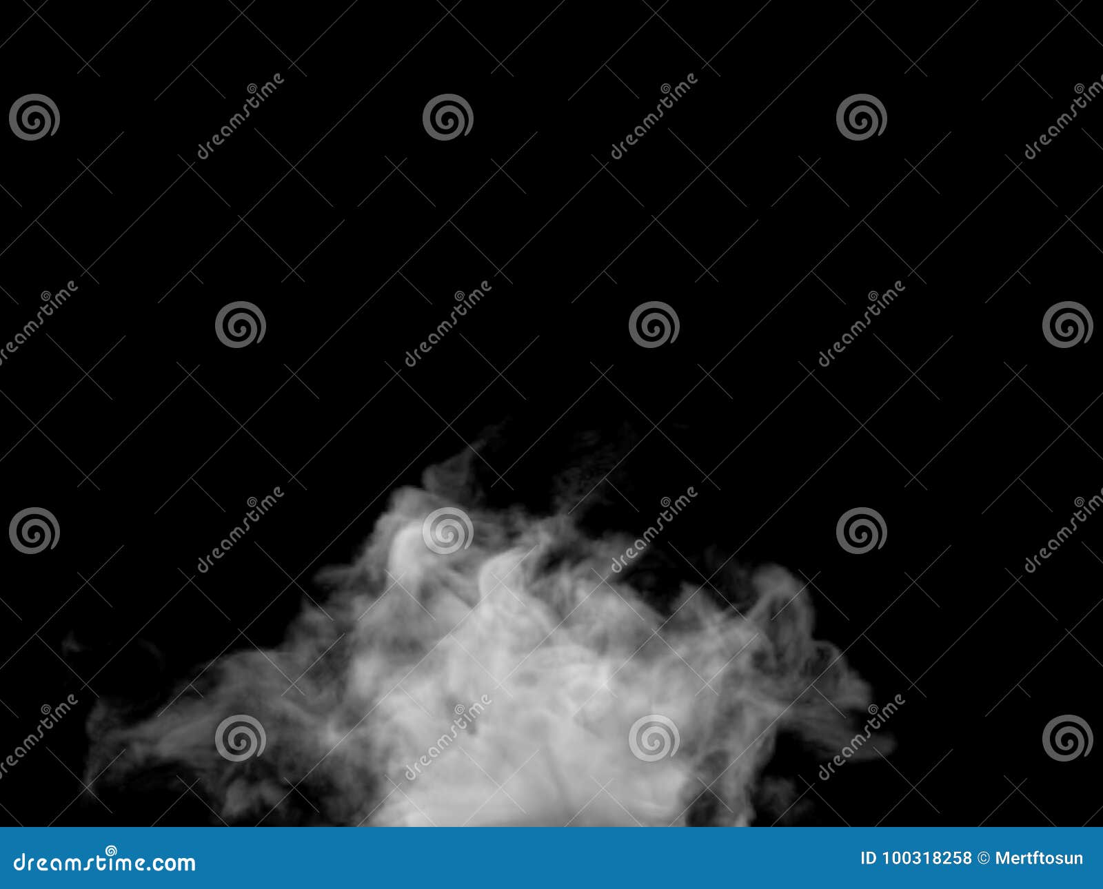 Chaotic Smoke Effect Rising Bottom To Top Stock Photo - Image of ...