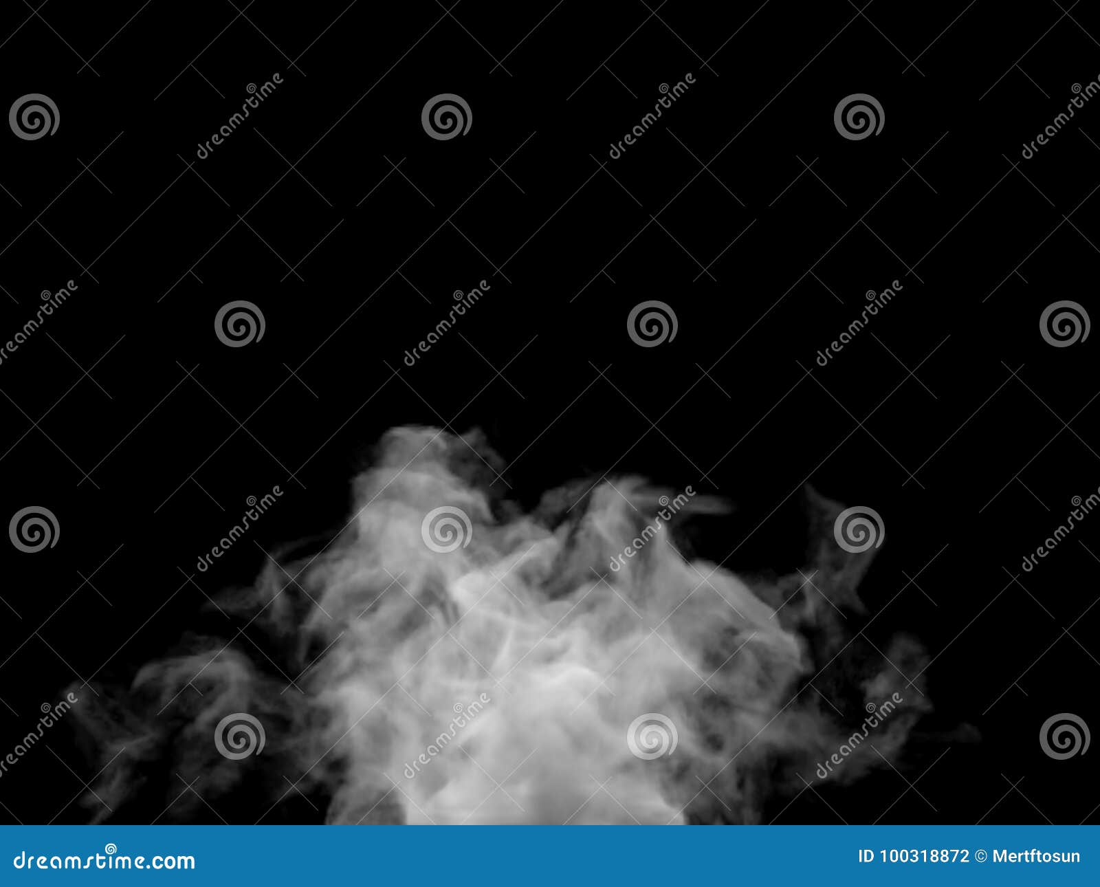 Chaotic Smoke Effect Rising Bottom To Top Stock Photo - Image of ...