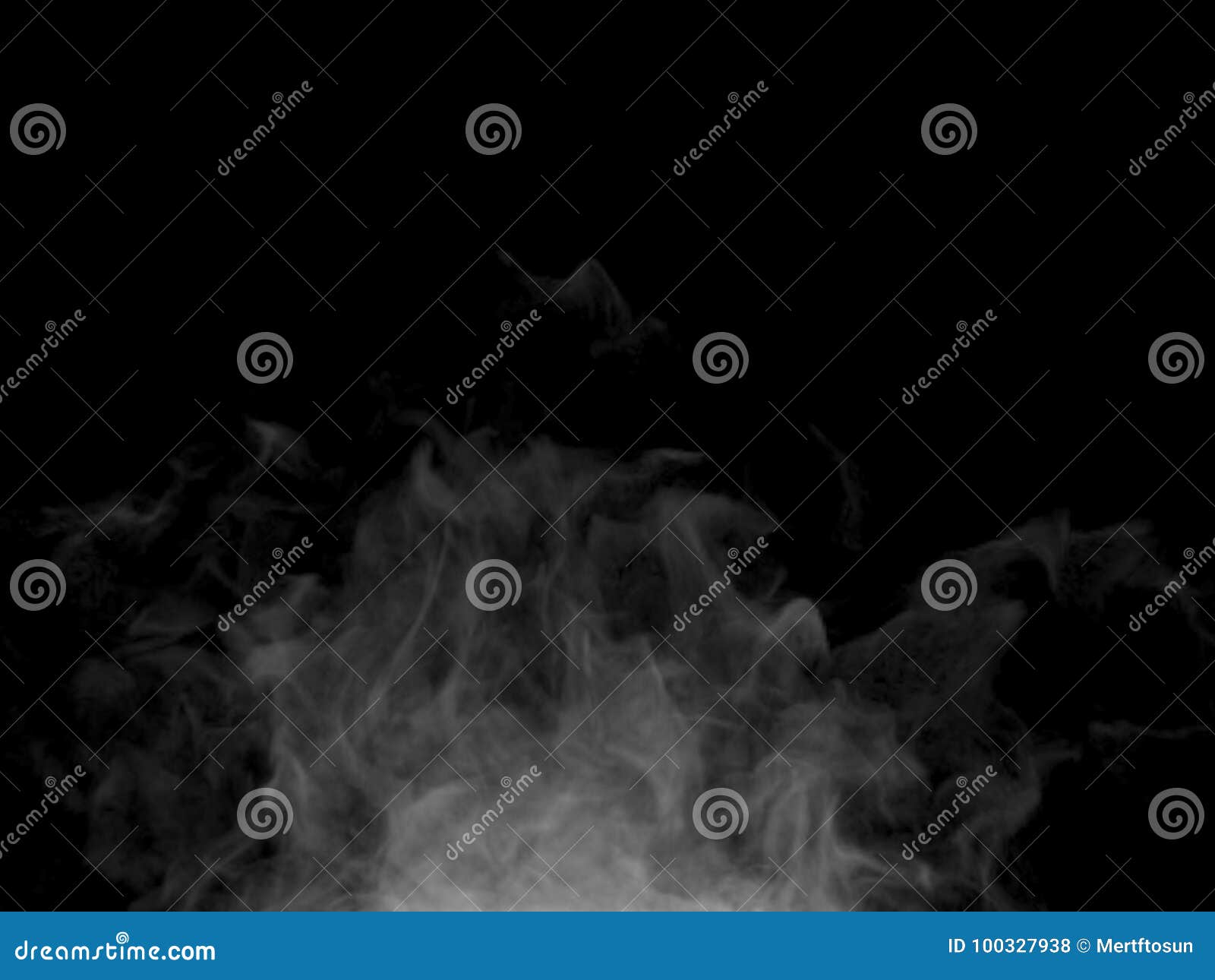 Chaotic Smoke Effect Rising Bottom To Top Stock Photo - Image of shape ...