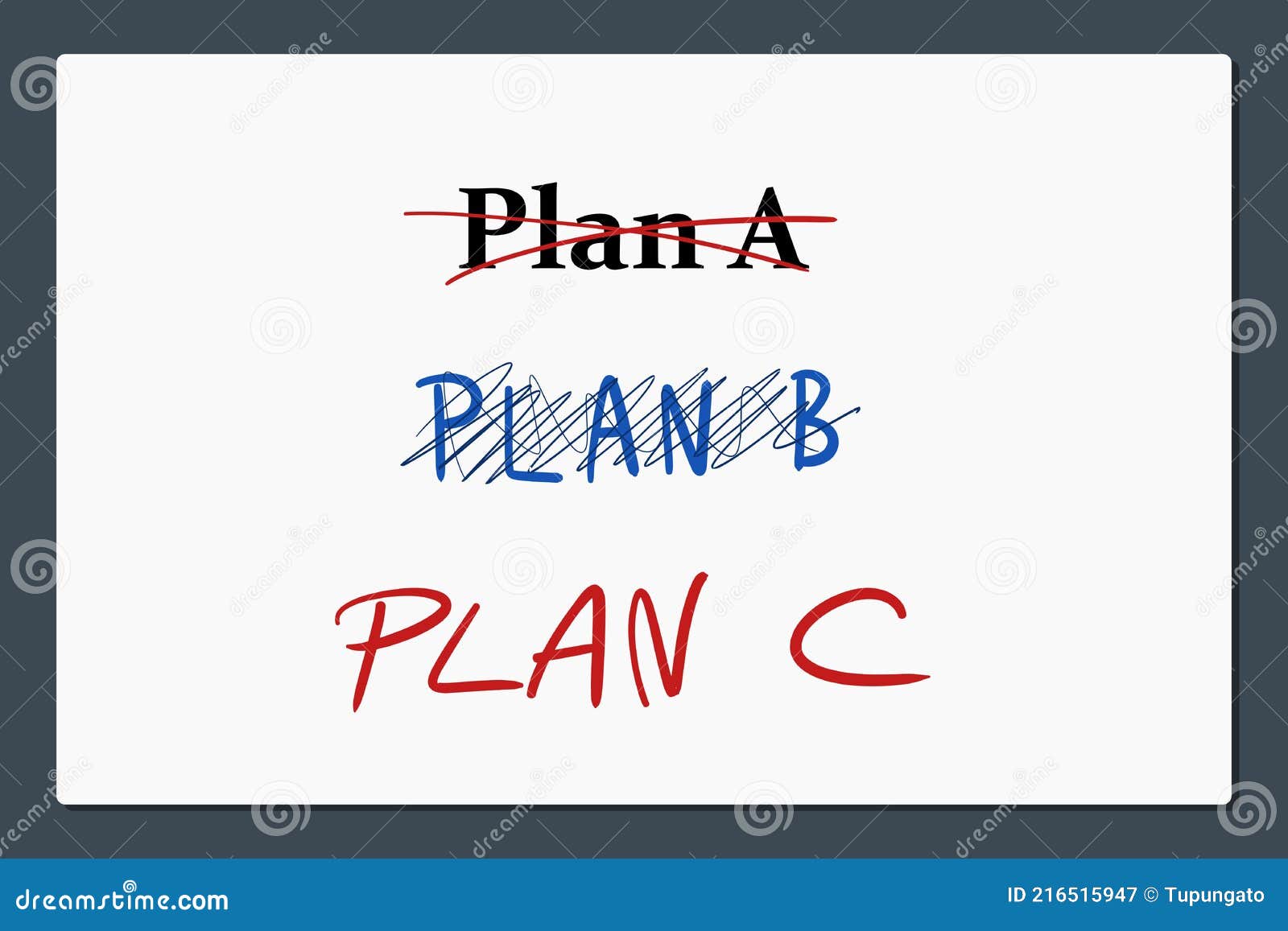 Chaotic Strategy in Business Stock Vector - Illustration of plan ...