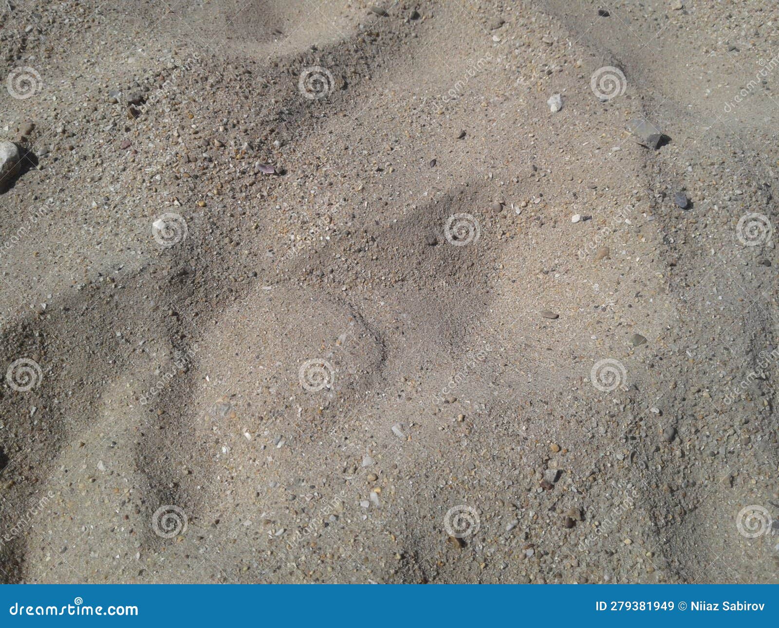 Chaotic Structure Parts of the Sand Surface Stock Image - Image of ...