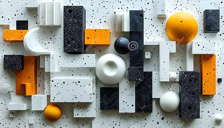 A Chaotic yet Visually Appealing Composition of Various Geometric ...