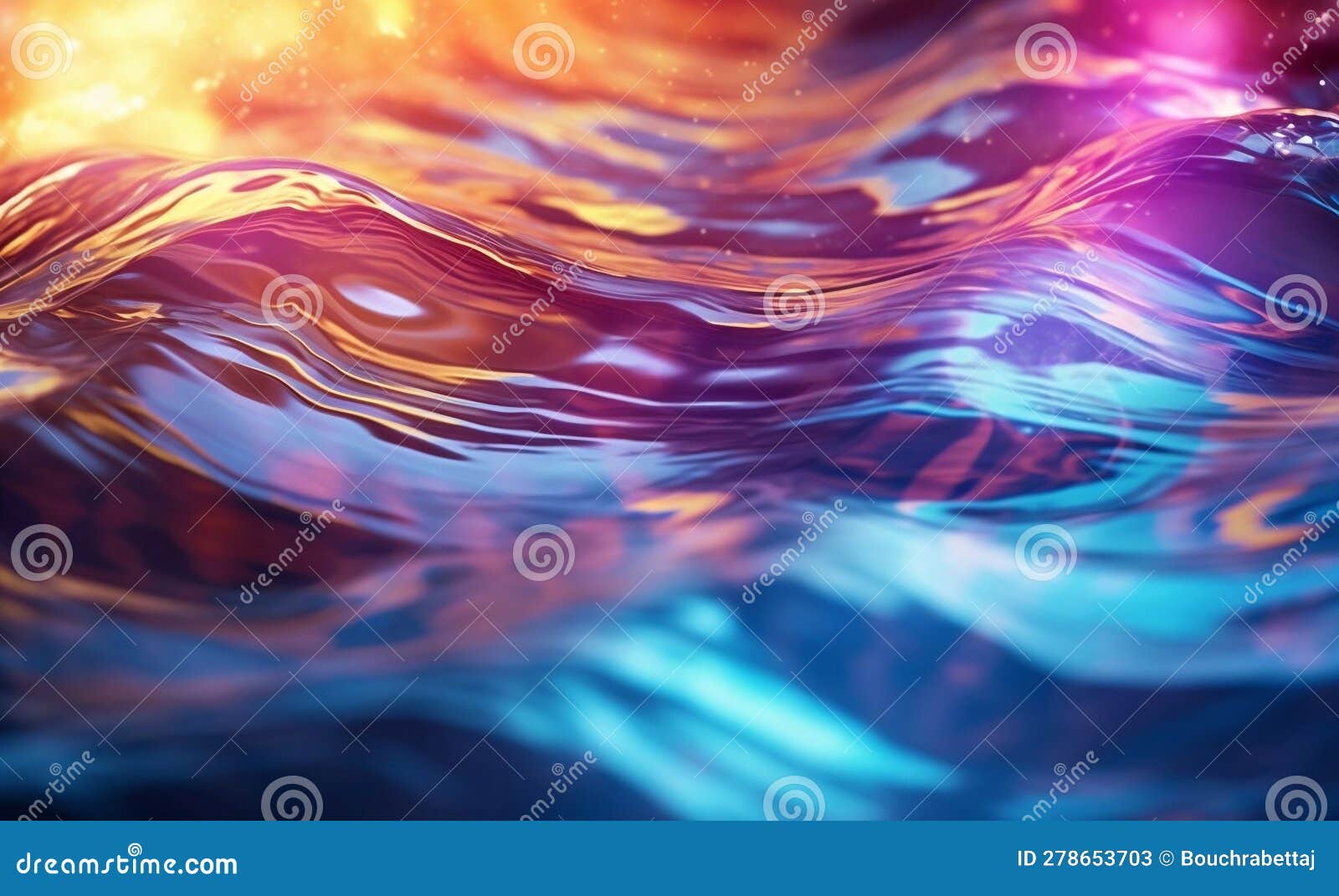 Chaotic Waves of Light: a Stunning Water Background Image for Design ...