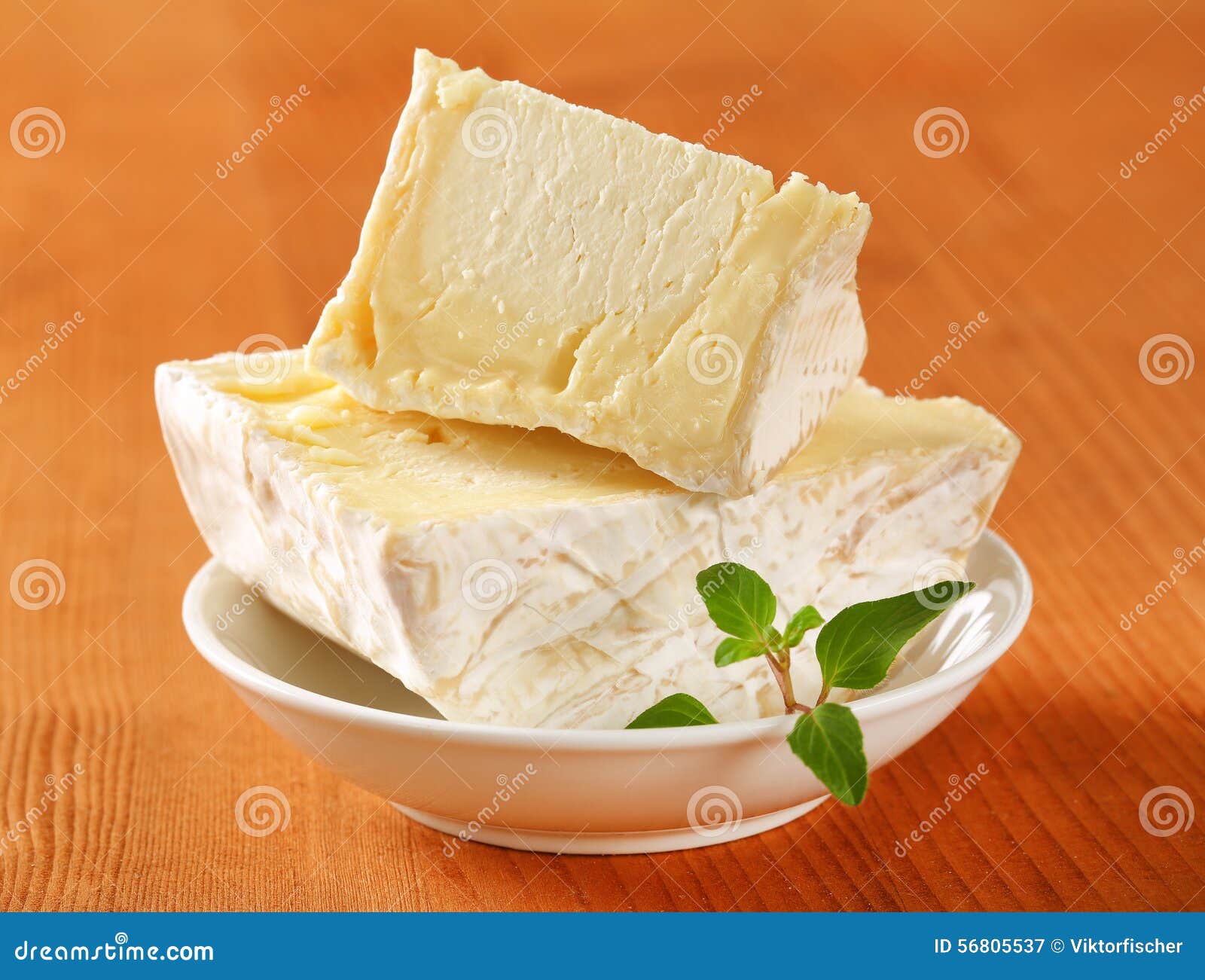 Chaource cheese stock image. Image of artisanal, plate - 56805537
