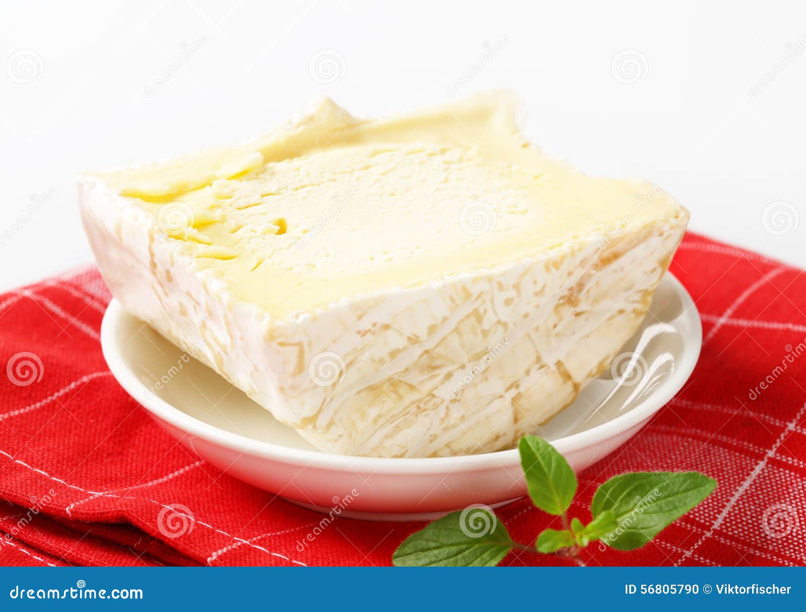 Chaource cheese stock photo. Image of cheese, studio - 56805790