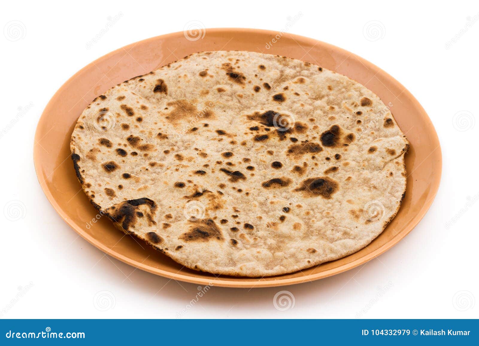 Chapati image stock. Image du repas, assiette, frit - 104332979
