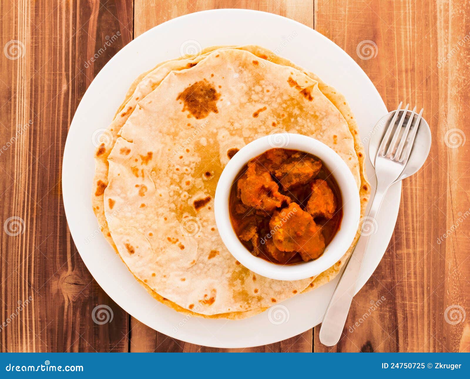 Chapati stock image. Image of chapathi, carbohydrate - 24750725