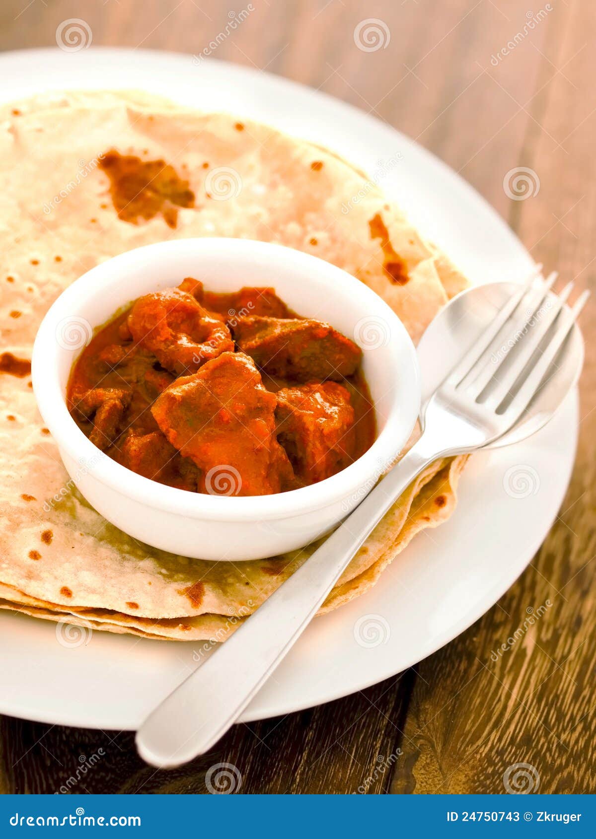 Chapati stock image. Image of indian, cuisine, plate - 24750743