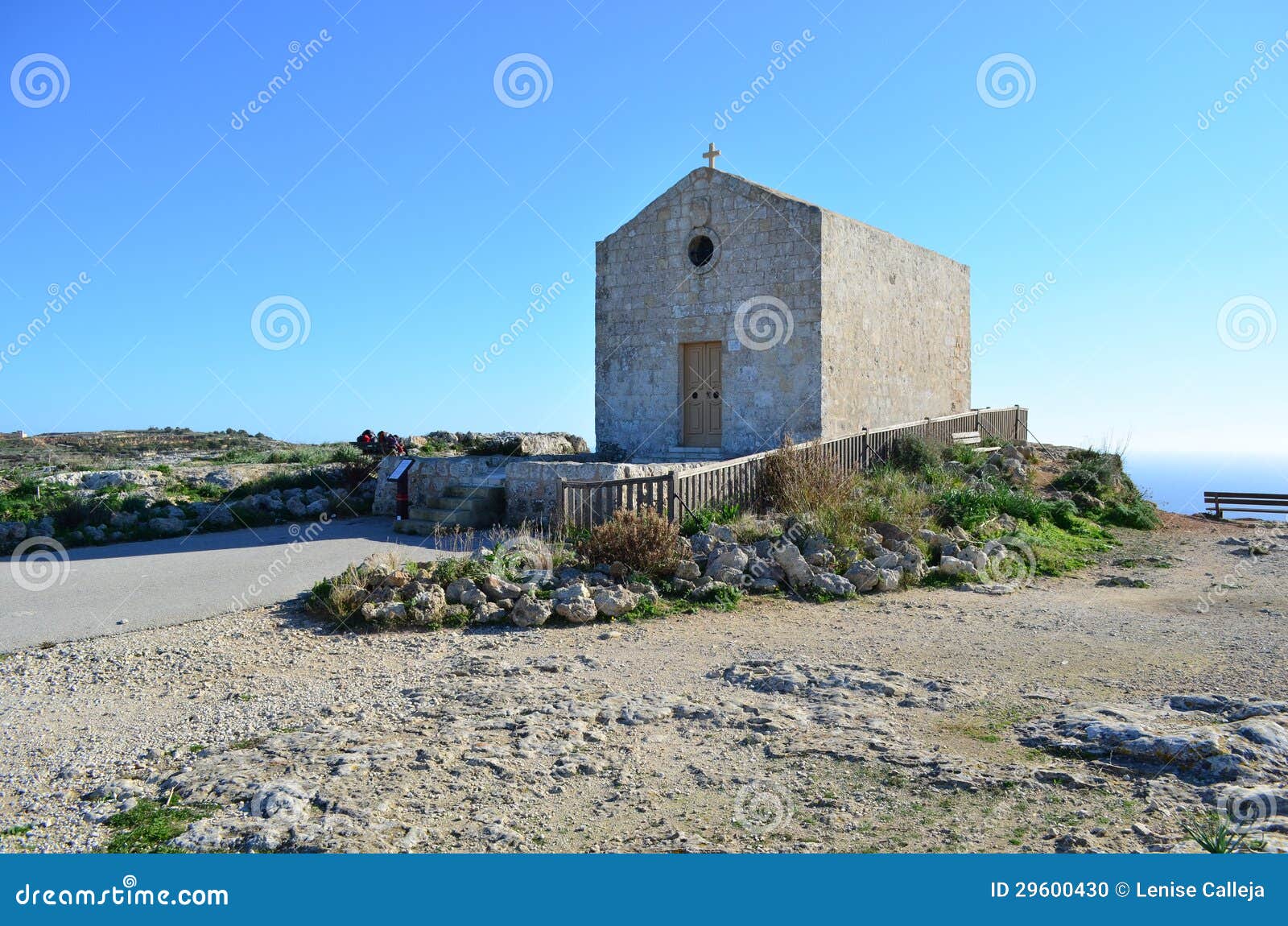 A Chapel on the Cliffs - Malta Stock Photo - Image of prayer, christian ...