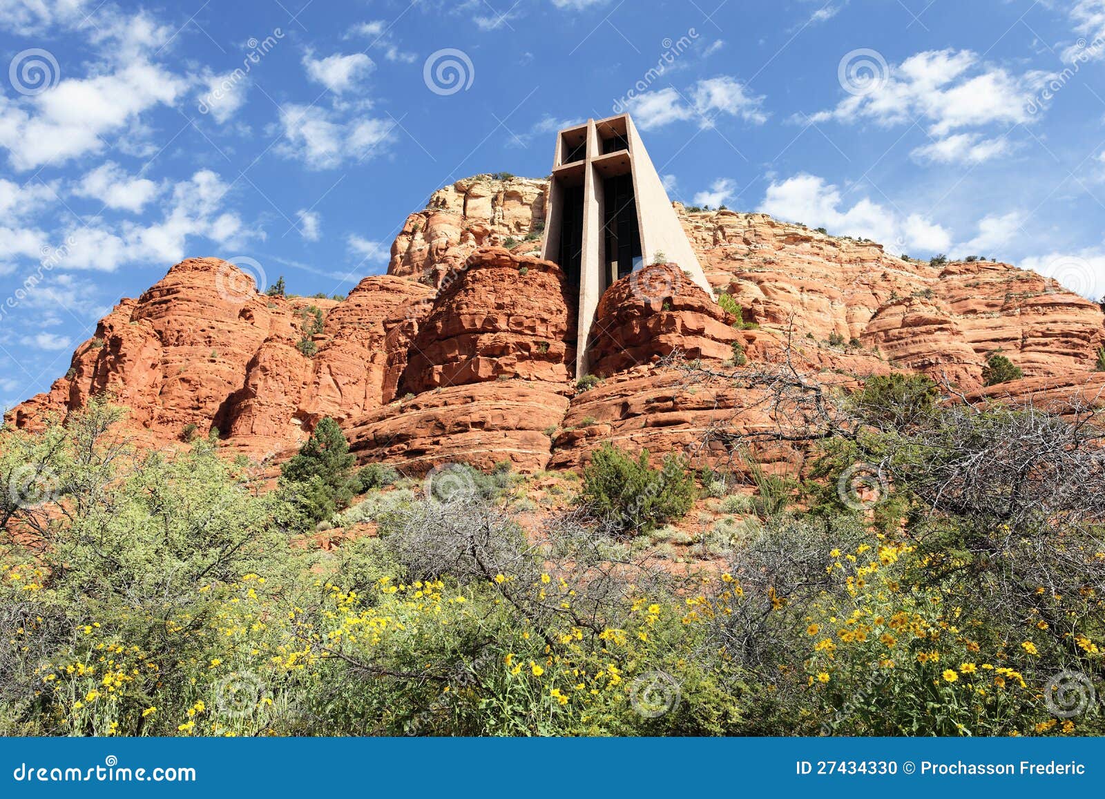 Chapel of the Holy Cross, Arizona Stock Photo - Image of catholic ...