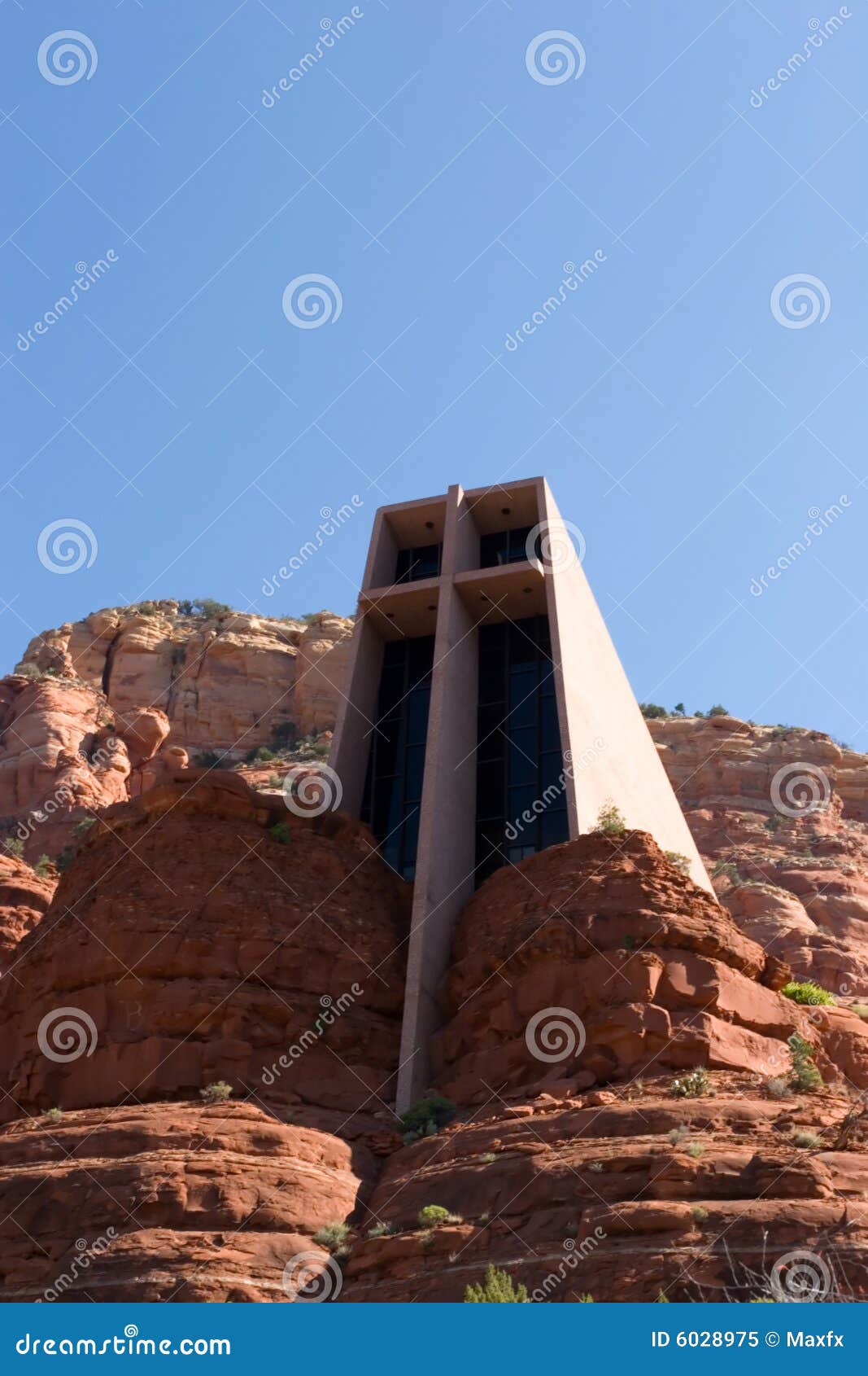Chapel of the Holy Cross in Arizona Stock Image - Image of spiritual ...
