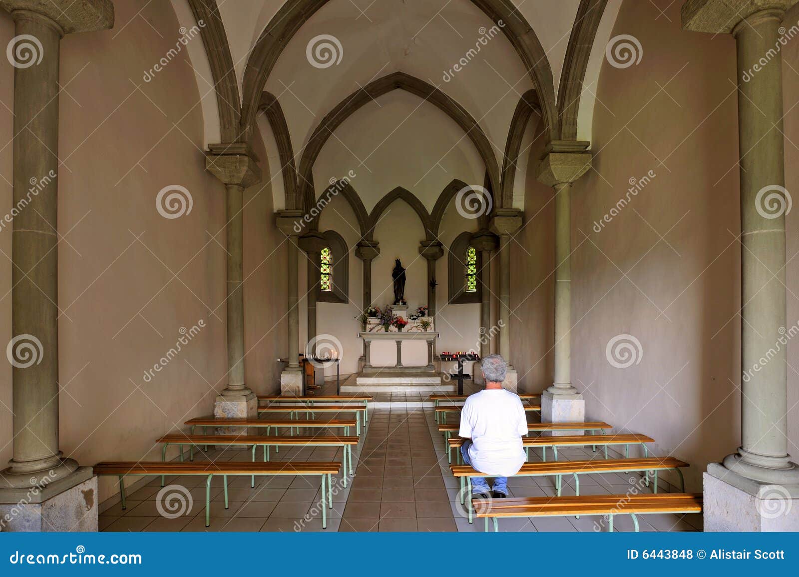 Chapel interior stock photo. Image of calm, belief, spiritual - 6443848
