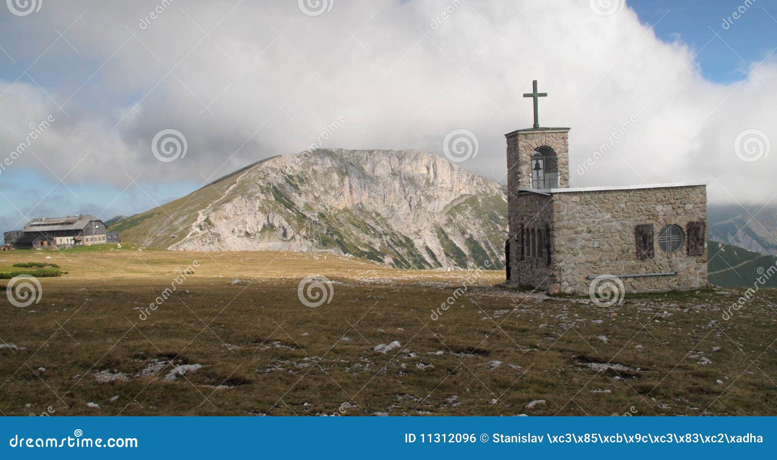 Chapel Raxkircherl in Rax Alps Stock Photo - Image of limestone ...