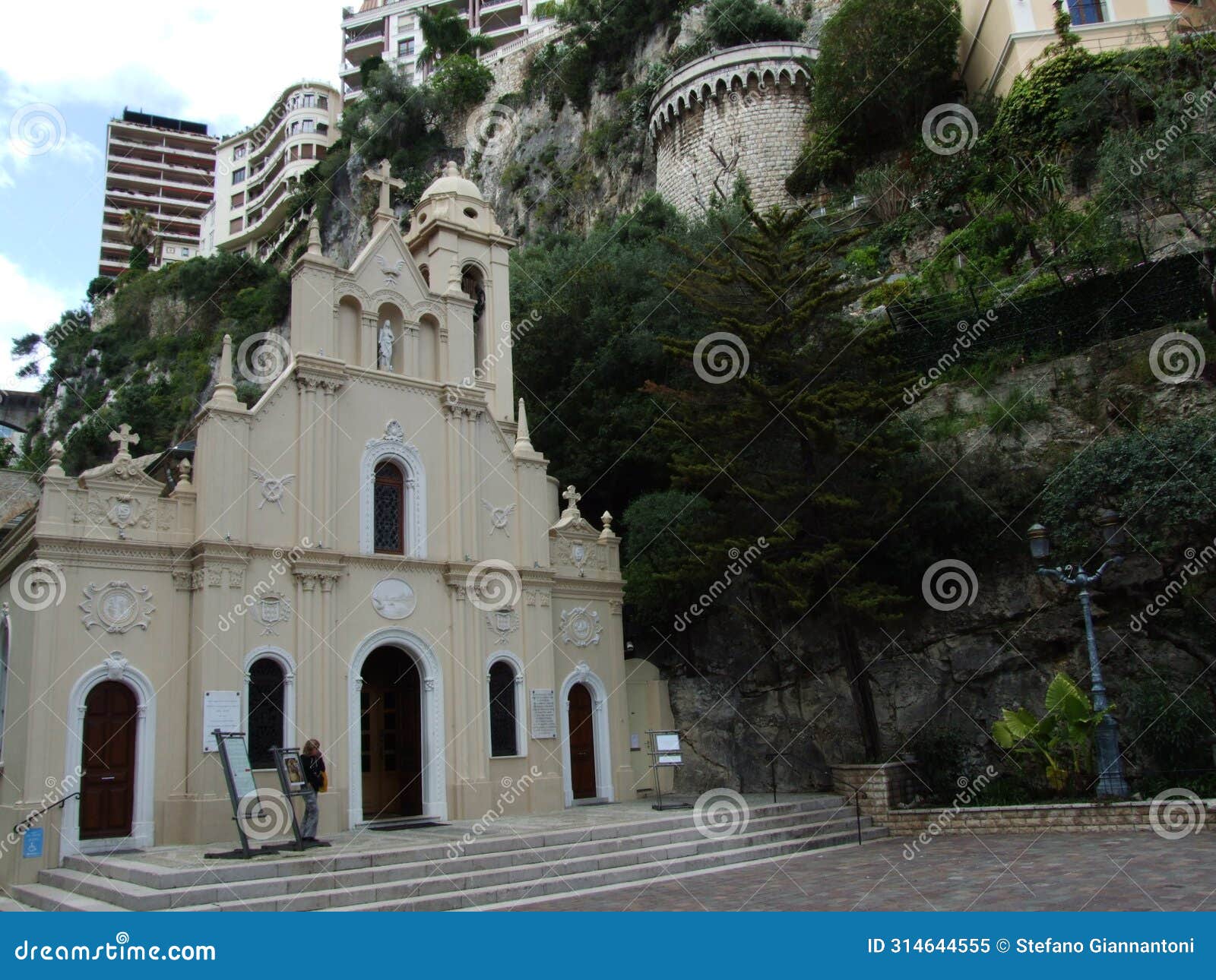 Chapel of Sainte Devote in Monaco Editorial Image - Image of vacation ...