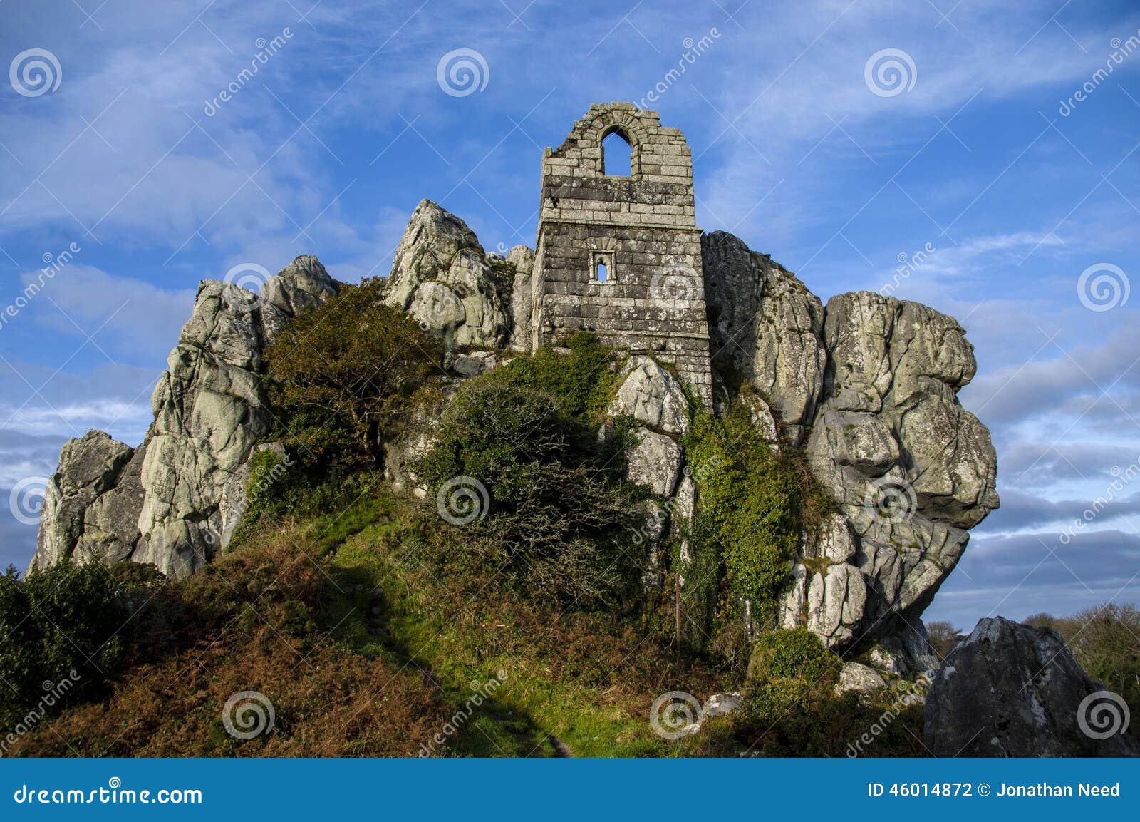 Chapel of St. Michael stock photo. Image of kingdom, roche - 46014872