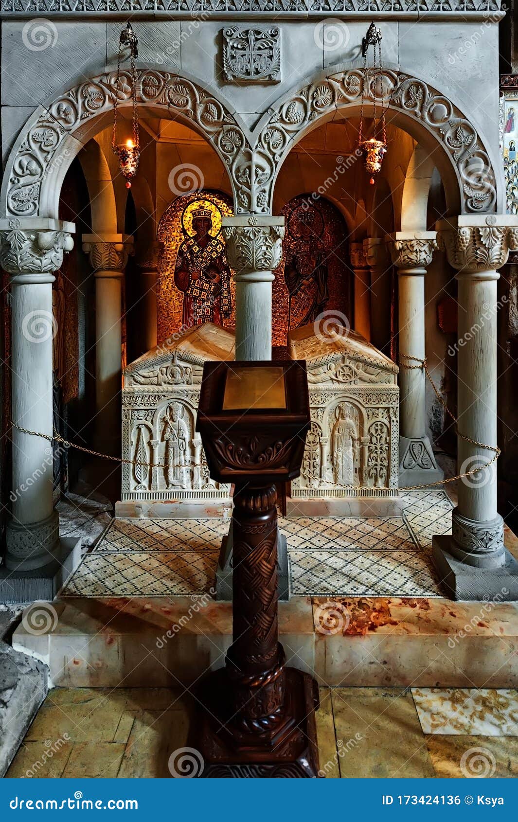 The Chapel in Samtavro Monastery in Mtskheta, Georgia Editorial Photo ...