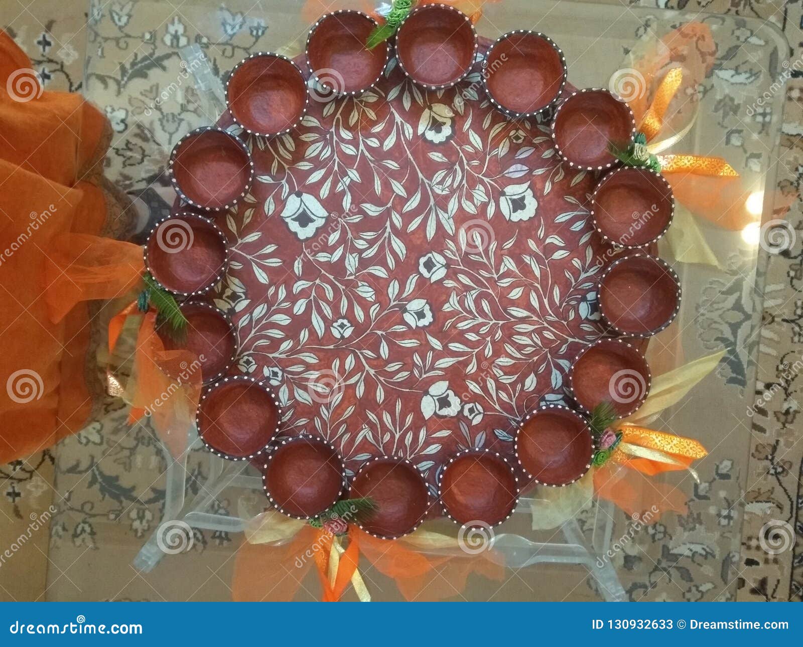 Chappan bhog thal stock image. Image of chappan, bhog - 130932633