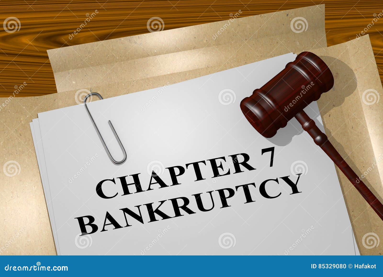 Chapter 7 Bankruptcy Concept Stock Illustration - Illustration of ...