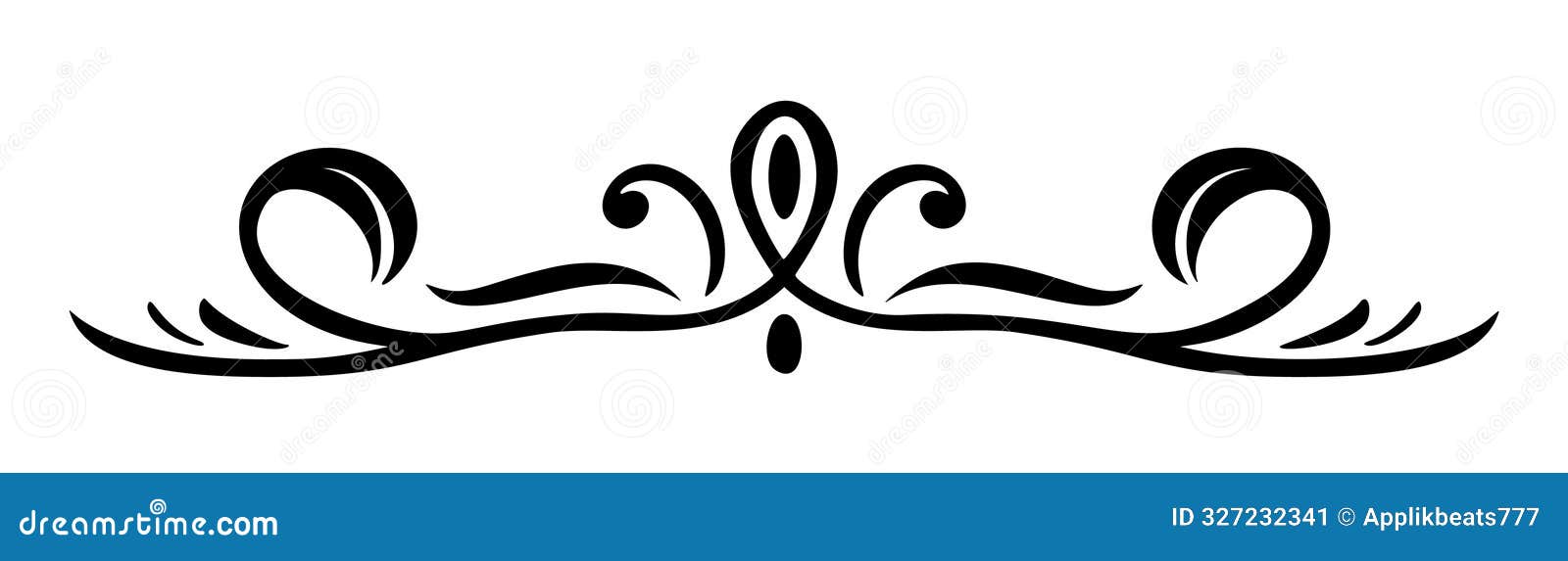 Chapter Flourish Divider. Vector Separator Decoration Element Stock ...