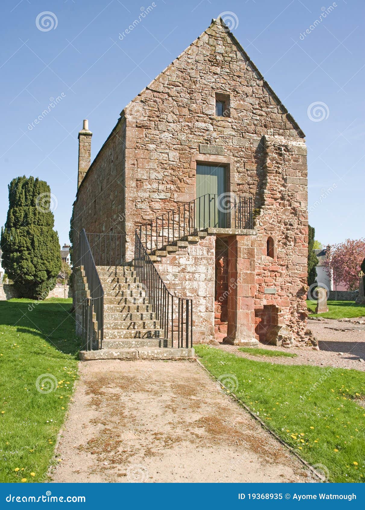 The Chapter House and Sacristy at Fortrose. Stock Image - Image of ...