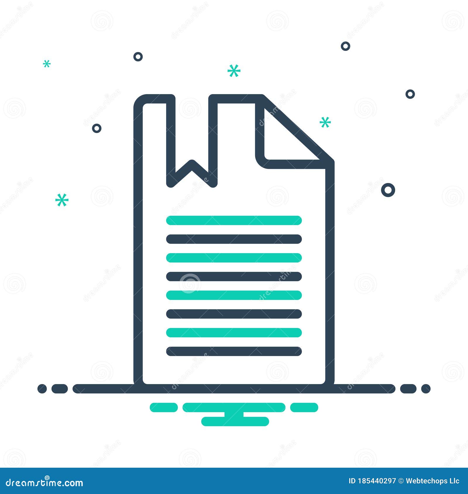 Mix Icon for Chapter, Section and Division Stock Vector - Illustration ...