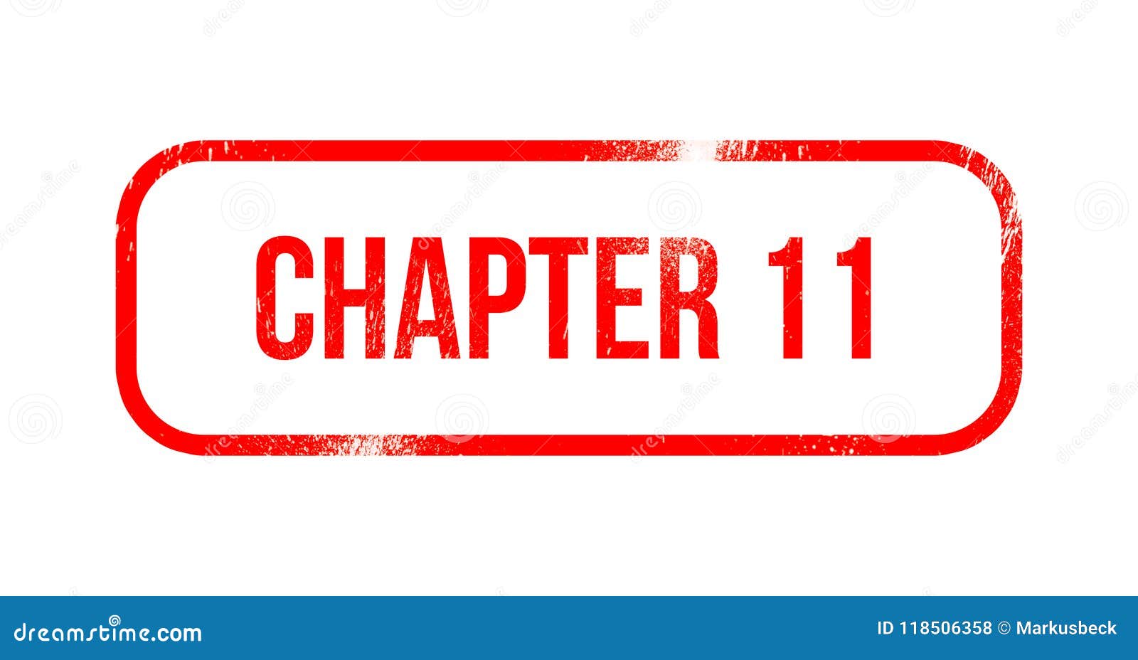 Chapter 11 - Red Grunge Rubber, Stamp Stock Illustration - Illustration ...
