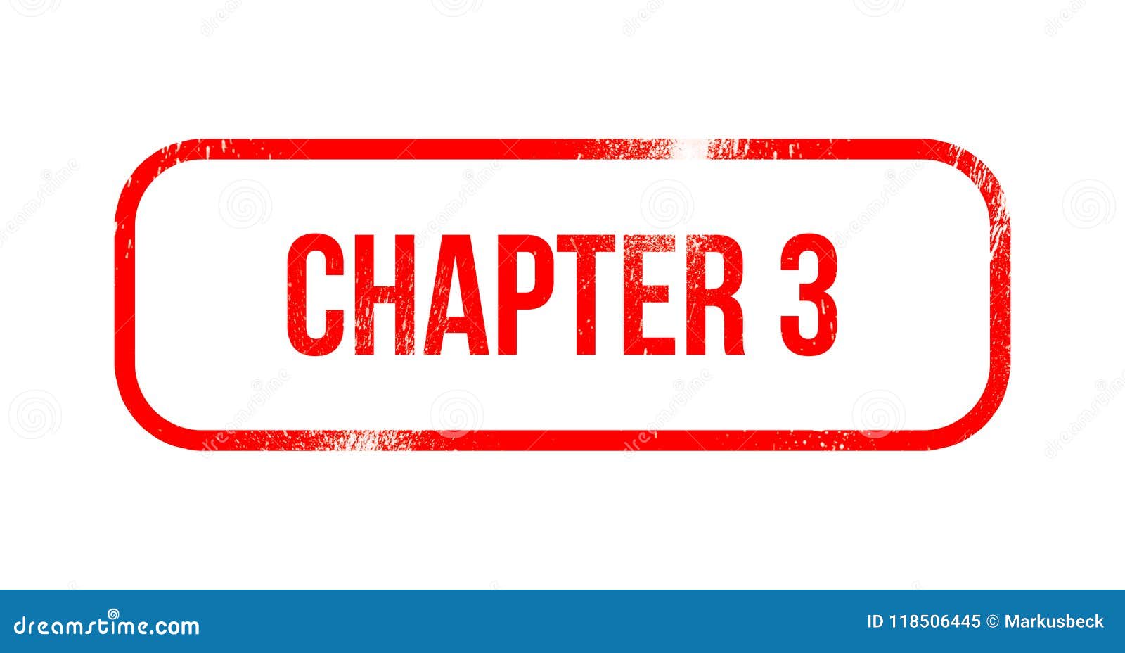 Chapter 3 - Red Grunge Rubber, Stamp Stock Illustration - Illustration ...