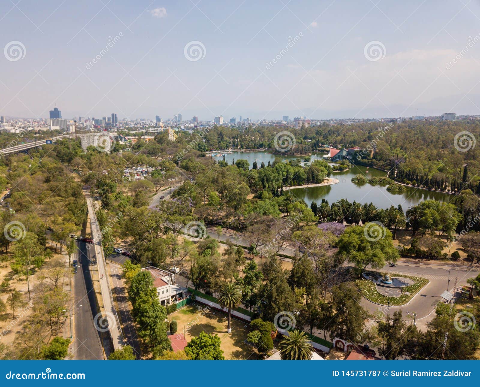 Chapultepec Park Mexico City Stock Image - Image of tourism, scene ...
