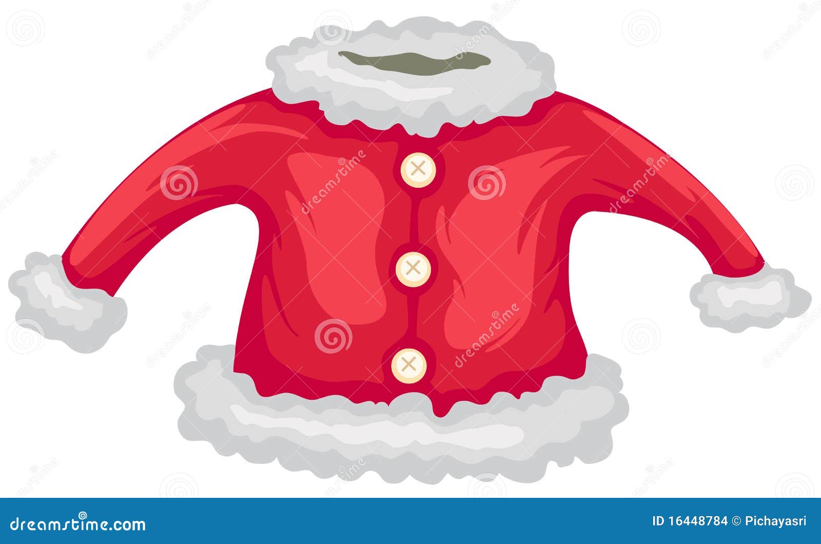 Chaqueta de Santa ilustración del vector. Ilustración de feliz - 16448784