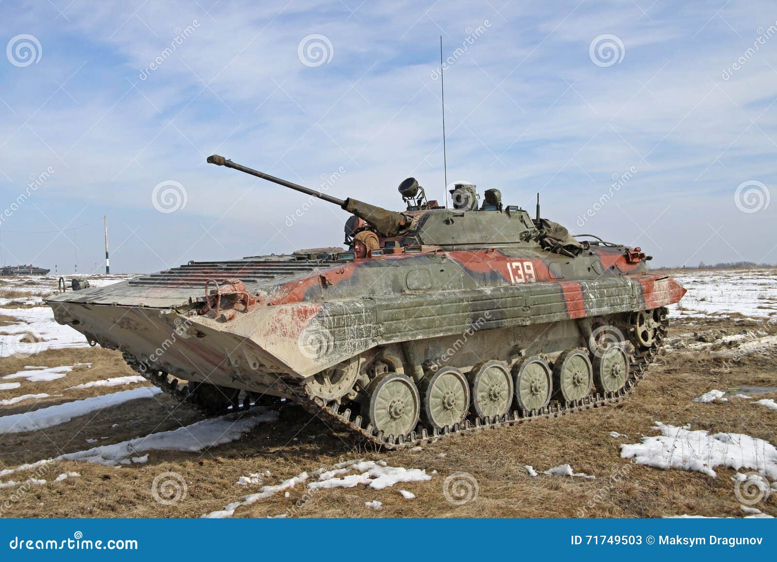 Char d'assaut BMP-2 photo stock éditorial. Image du armée - 71749503