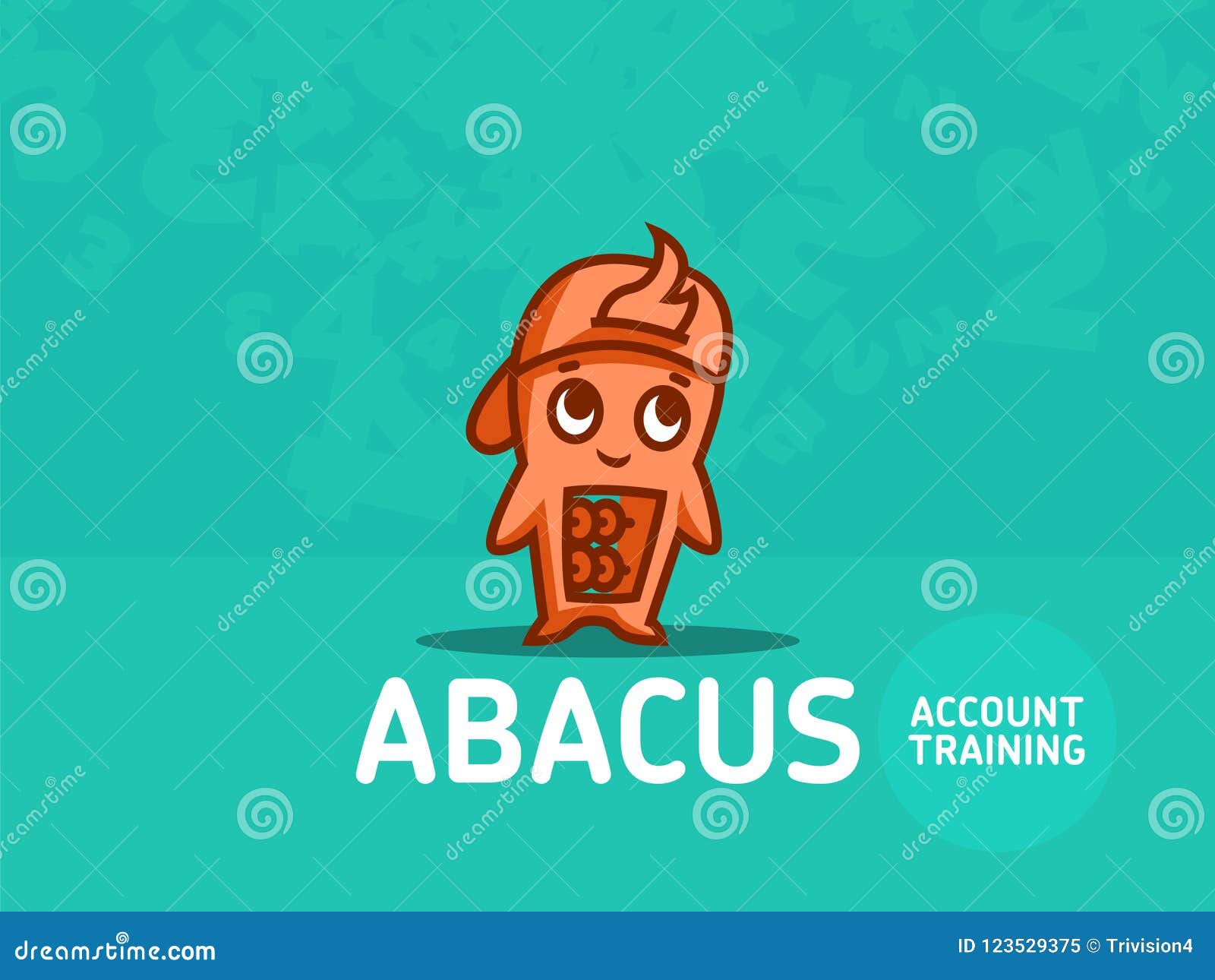 Character of the Abacus. Vector Stock Vector - Illustration of abacus ...