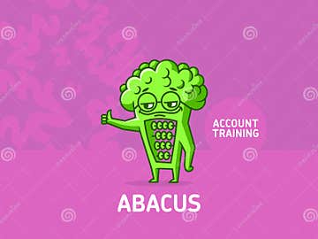 Character of the Abacus. Vector Stock Vector - Illustration of ...