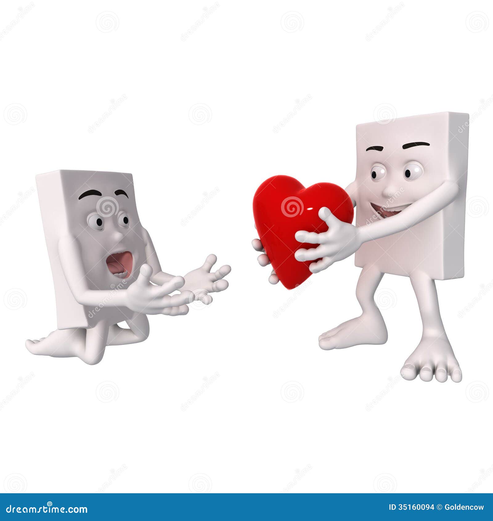 3D Character Begging And Groveling In Front Of An Angry Boss Royalty ...