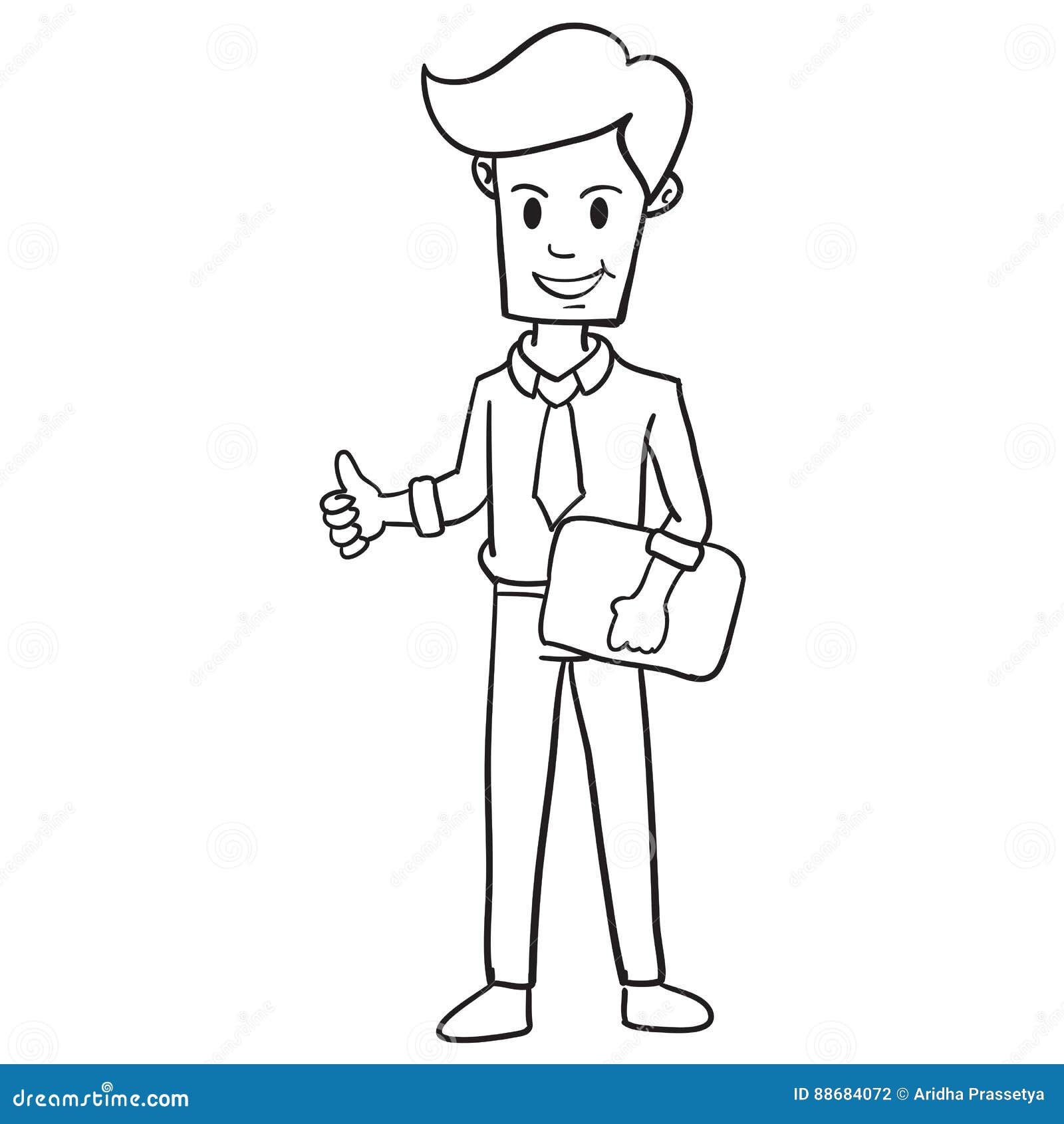 Character Businessman with Hand Draw Stock Vector - Illustration of ... Character Businessman with Hand Draw Stock Vector - Illustration of ...
