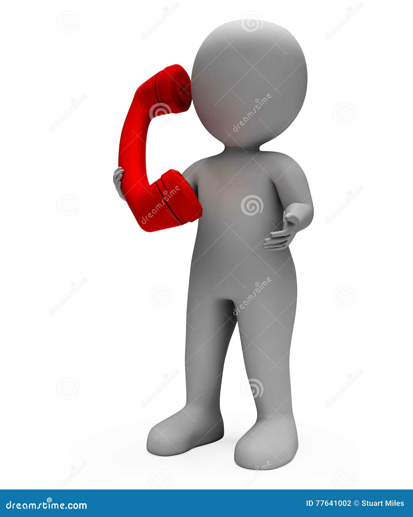 Character Call Represents Contact Talks and Communicating 3d Rendering ...