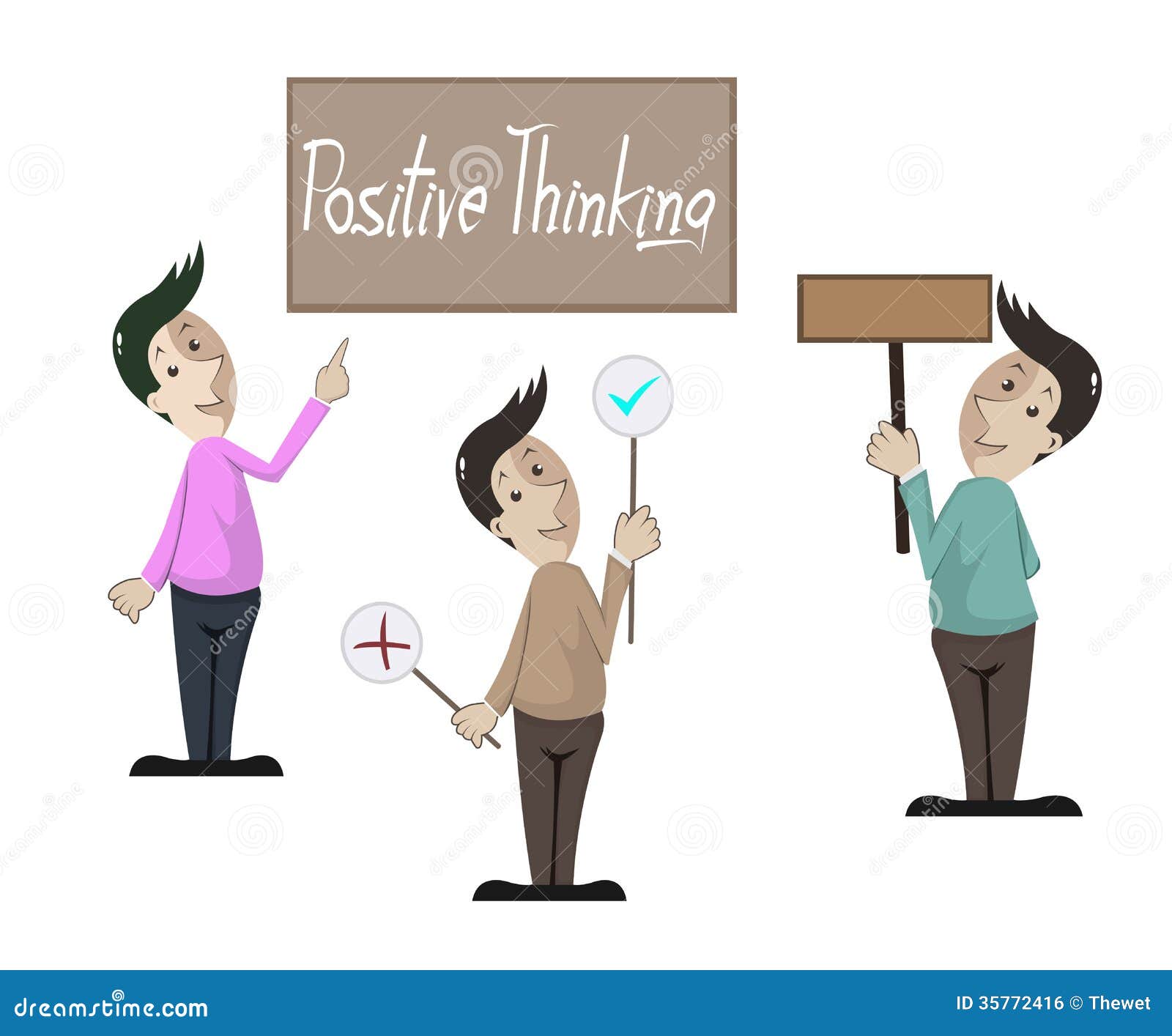 Character of Cartoon with Artboard Stock Vector - Illustration of ...