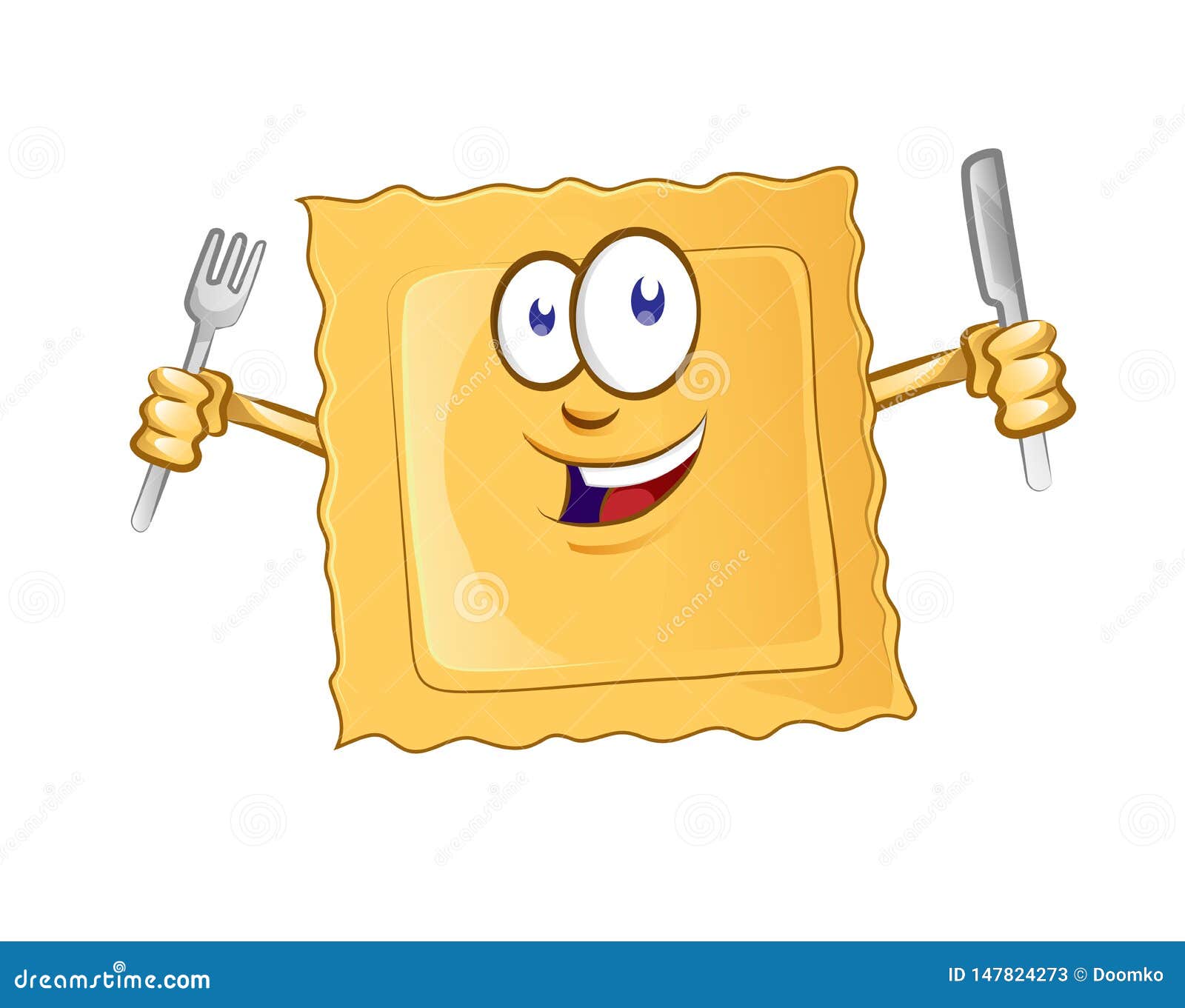 Ravioli Pasta Sketch. Italian Cuisine Drawing Badge. Retro Style Vector ...