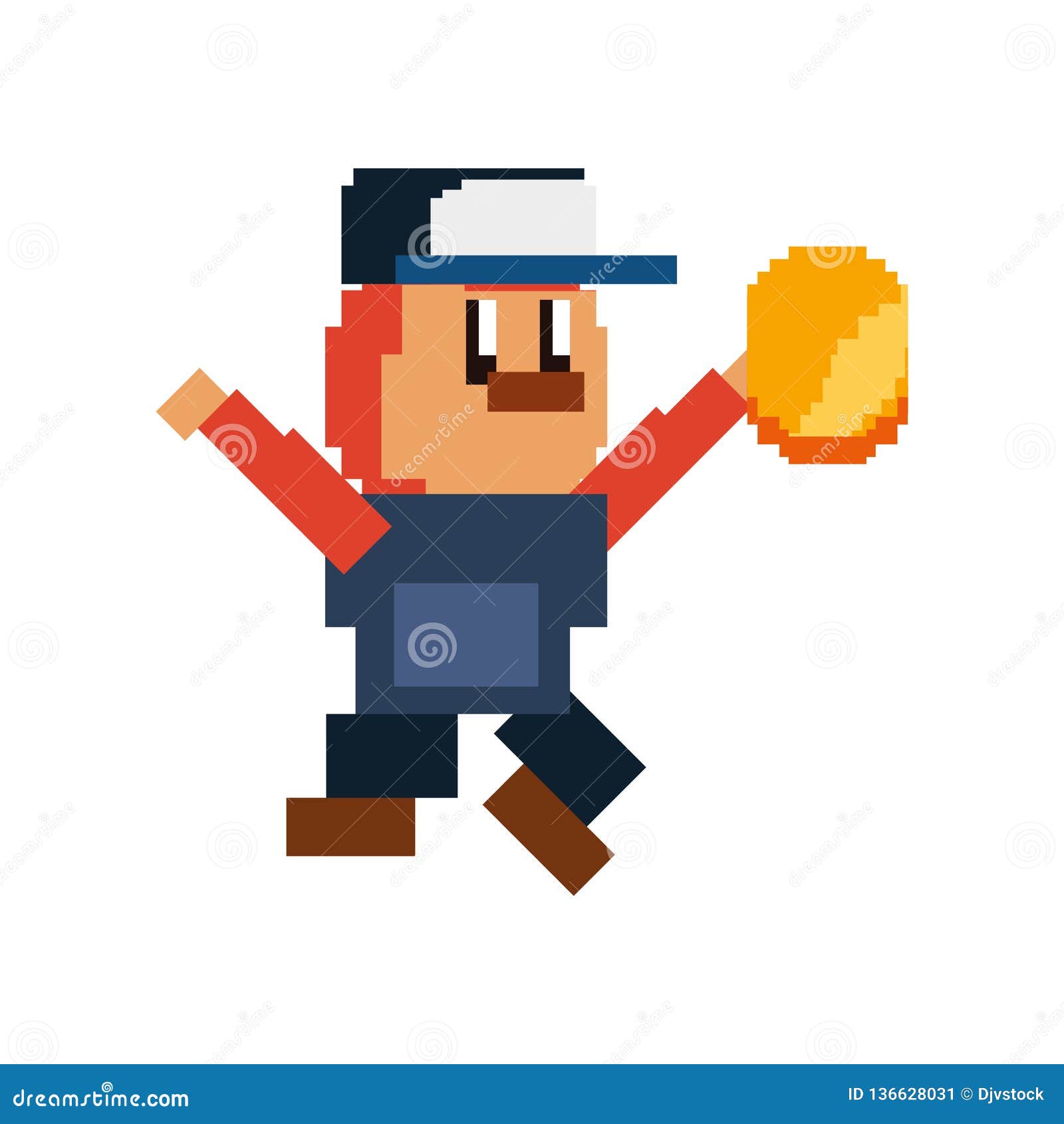 Pixel video game stock vector. Illustration of pixel - 136628031