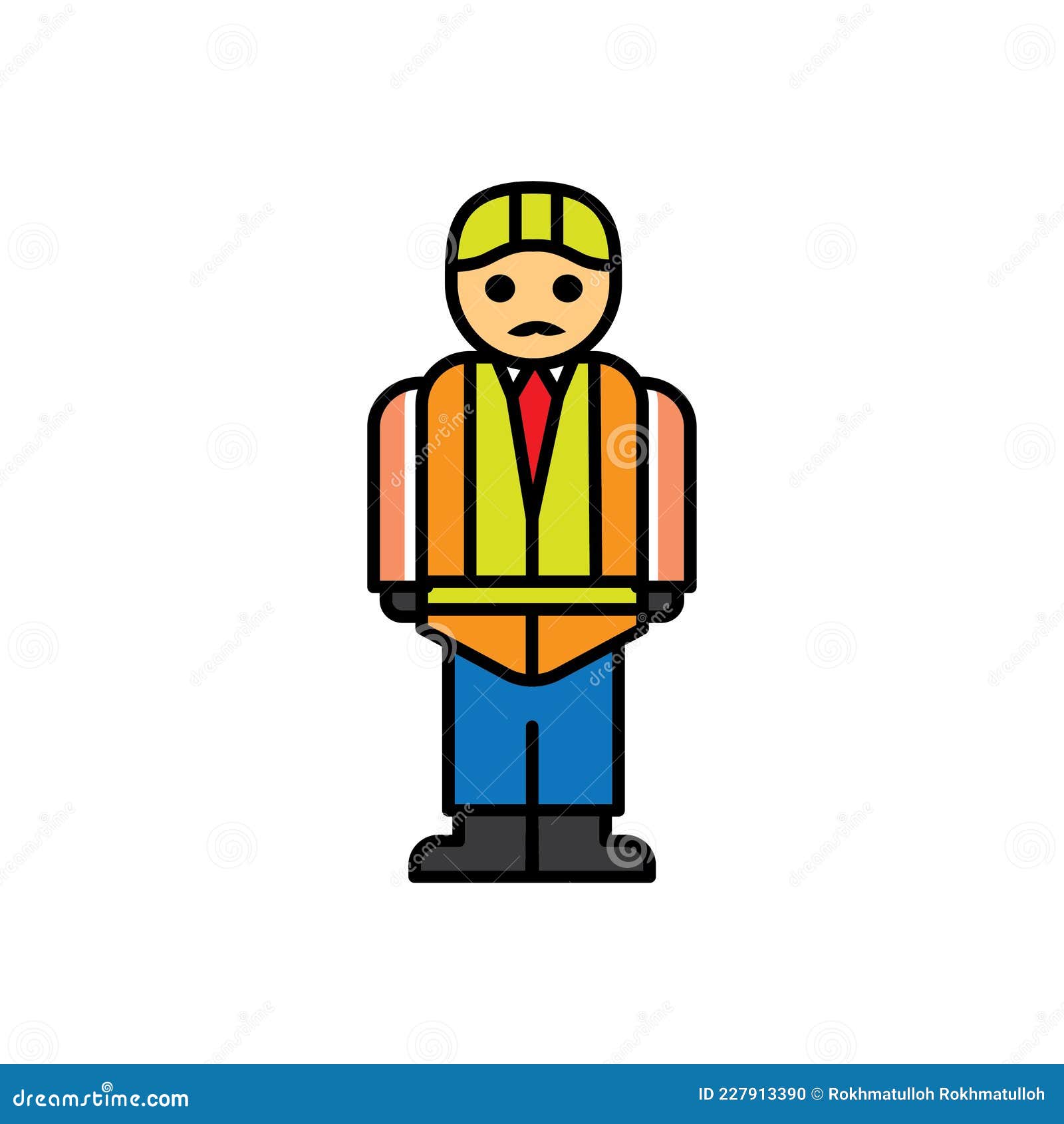Character Constructor Icon Vector Design Illustration Stock Vector ...