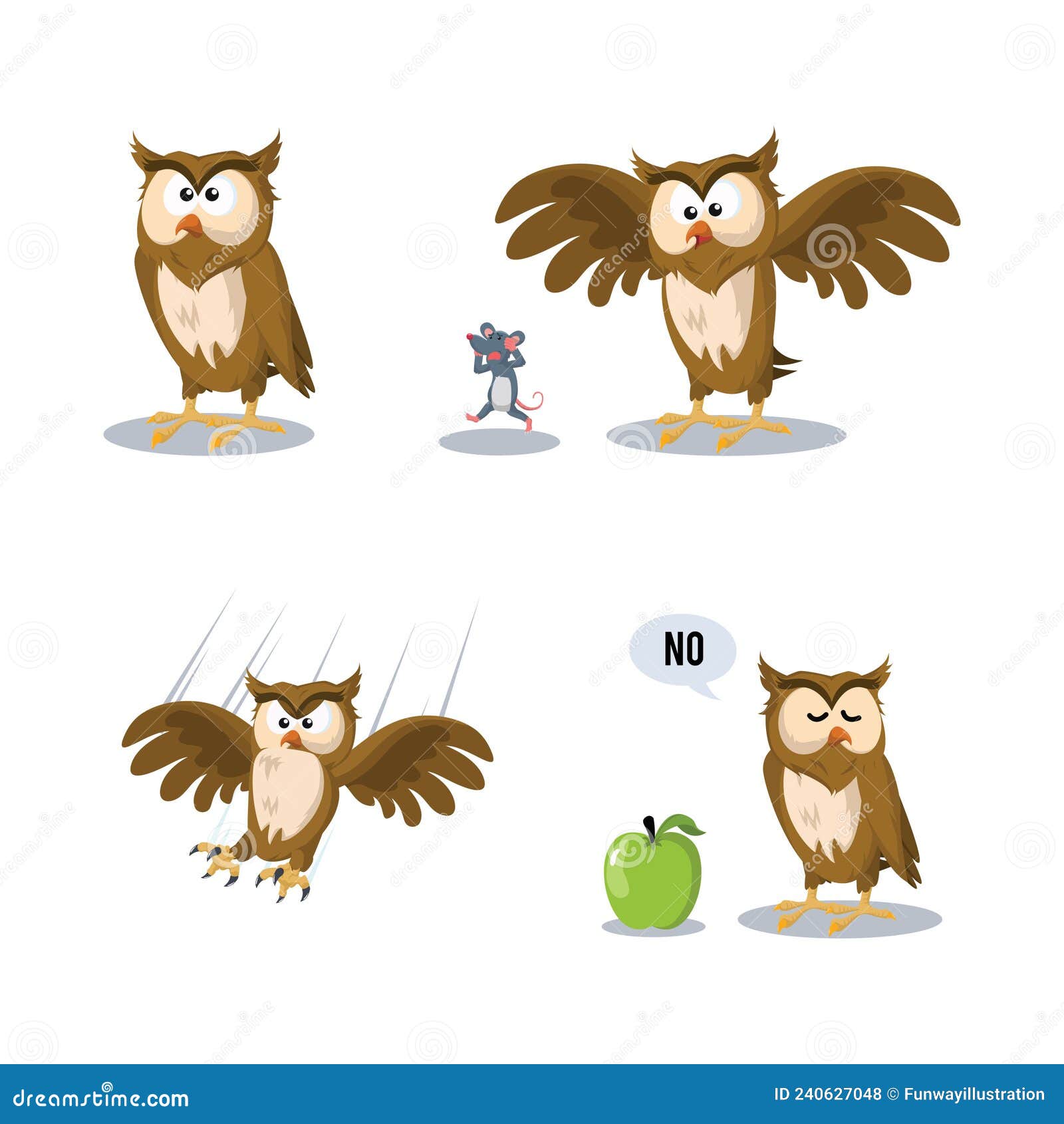 Character Cute Design Bundle Set Stock Vector - Illustration of group ...