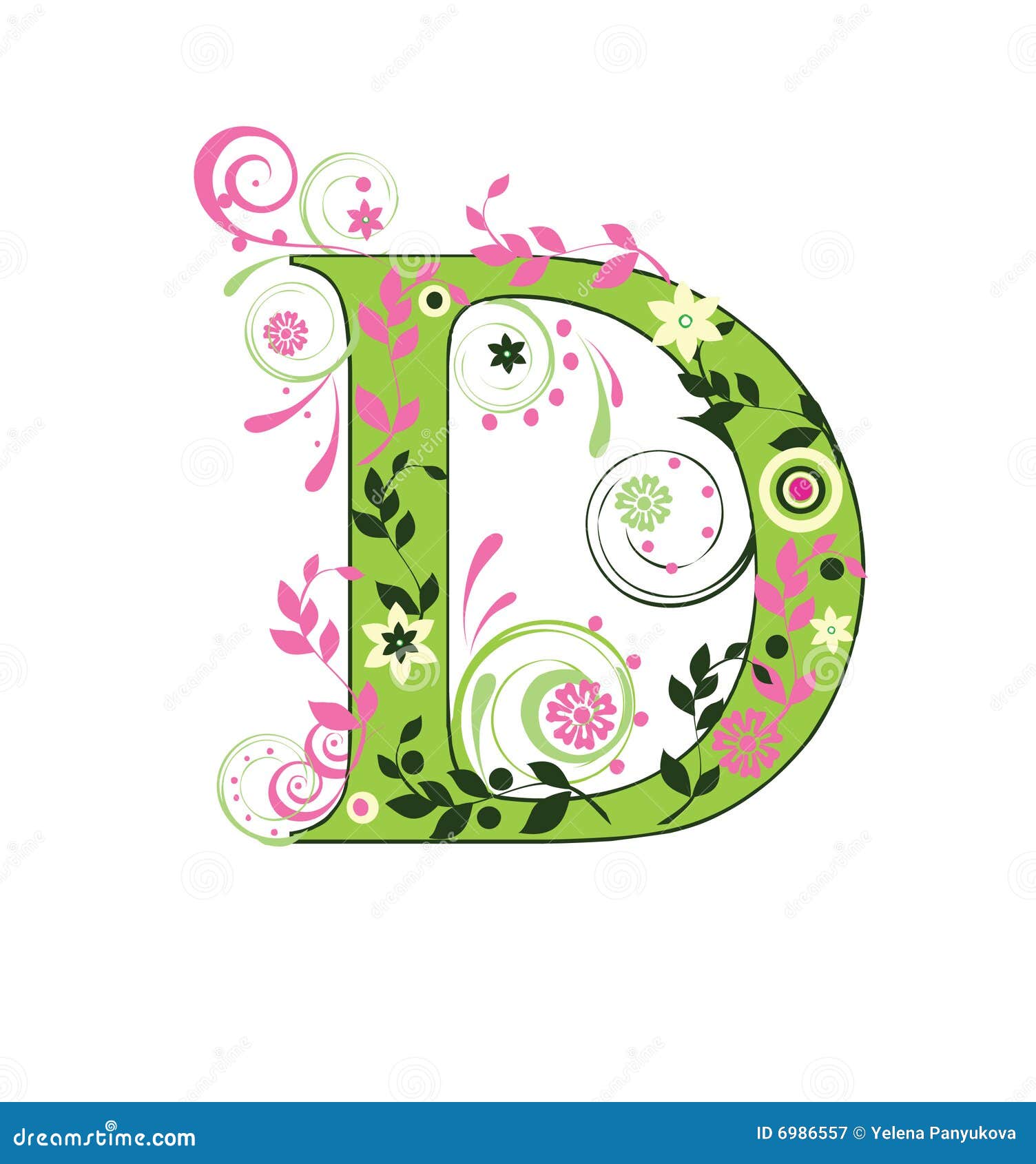 Character D stock vector. Illustration of typography, words - 6986557