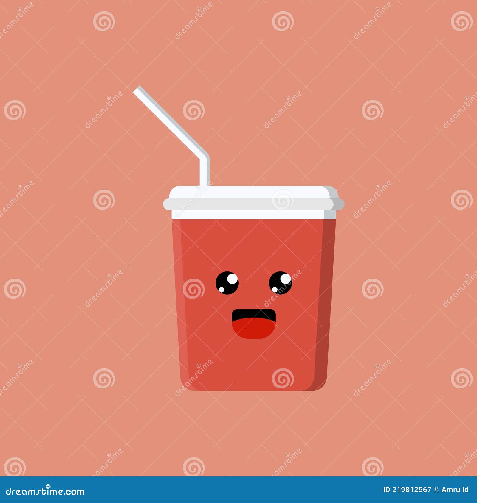 Character Drink Soda Cola Cute Illustration Stock Vector - Illustration ...