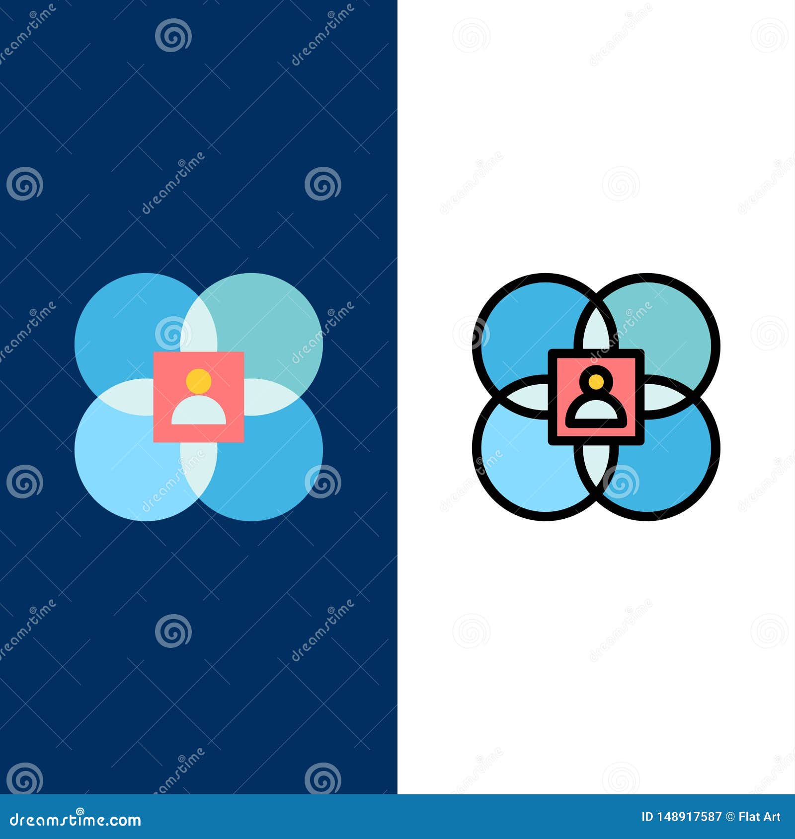 Character, Features, Human, Model, Person Icons. Flat and Line Filled ...