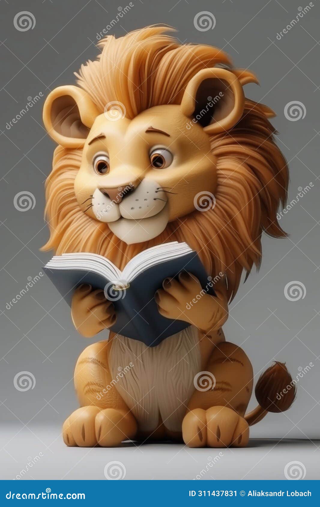 Smart Lion Caricature Wearing Suit And Glasses Royalty-Free Stock Image ...