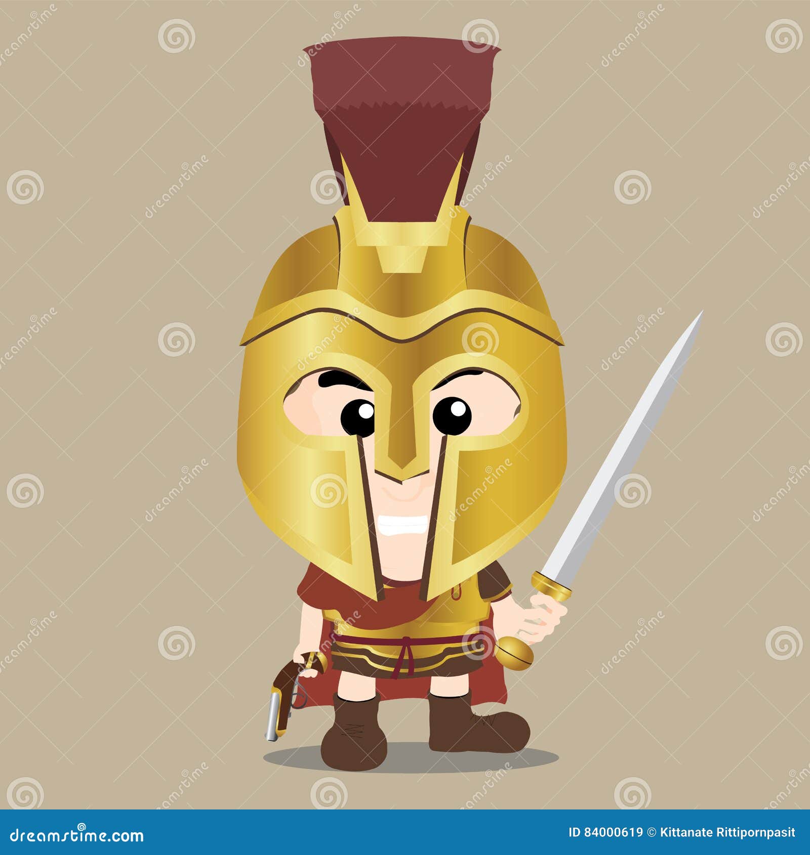 Character Julius Caesar stock vector. Illustration of gold - 84000619