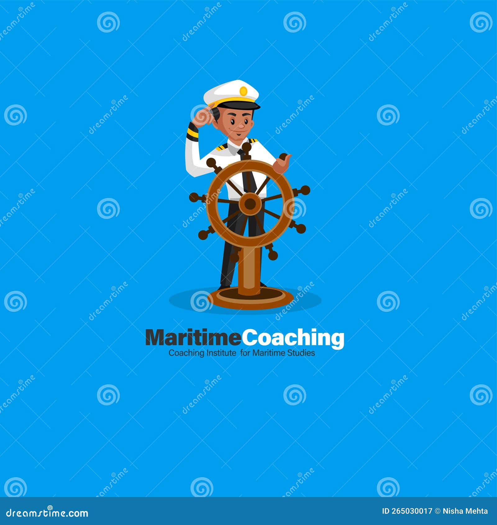 Maritime Coaching Institute for Maritime Studies Vector Mascot Logo ...
