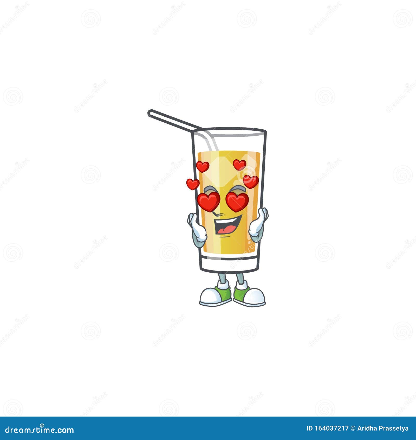 Character in Love in the Apple Cider Cartoon Stock Vector ...